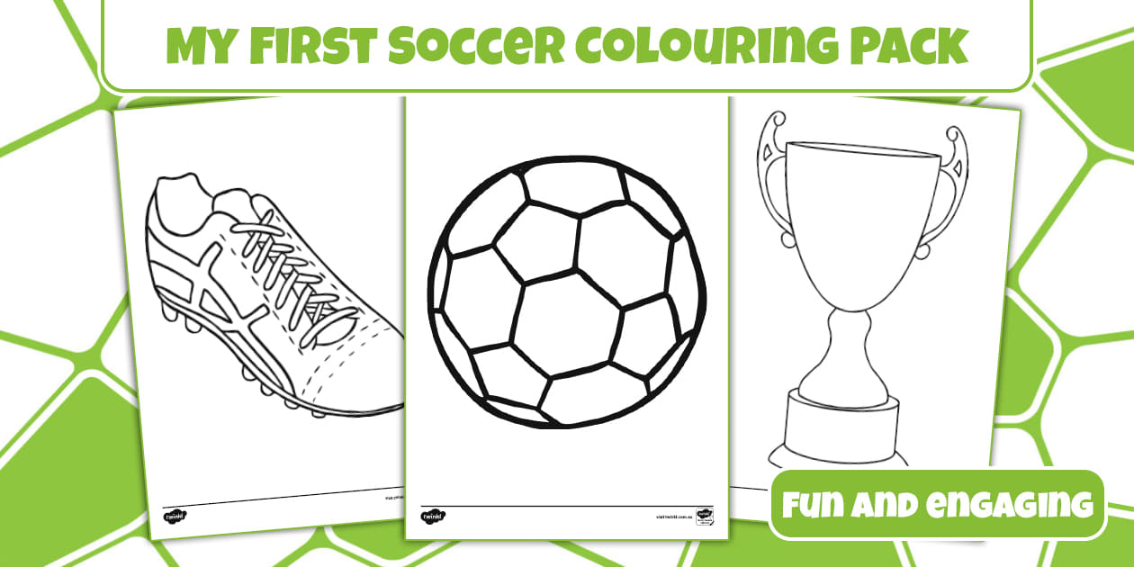 My First Soccer Colouring Pack