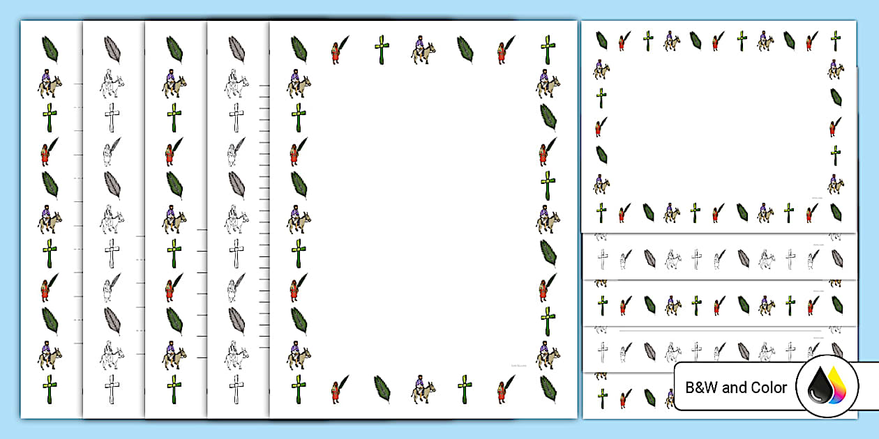 Printable Palm Sunday Writing Page for Kids | Twinkl USA