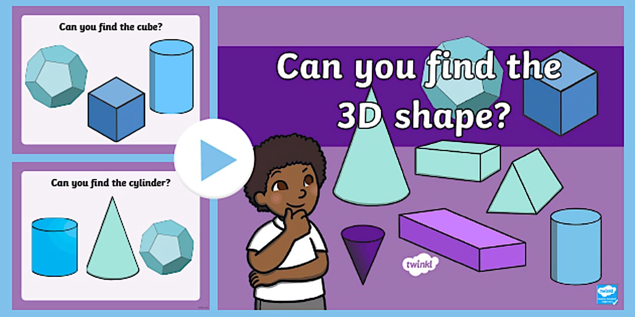 Can You Find The 3D Shape PowerPoint - Twinkl