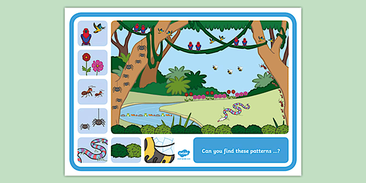 👉 Talk About Pattern Activity (teacher made) - Twinkl