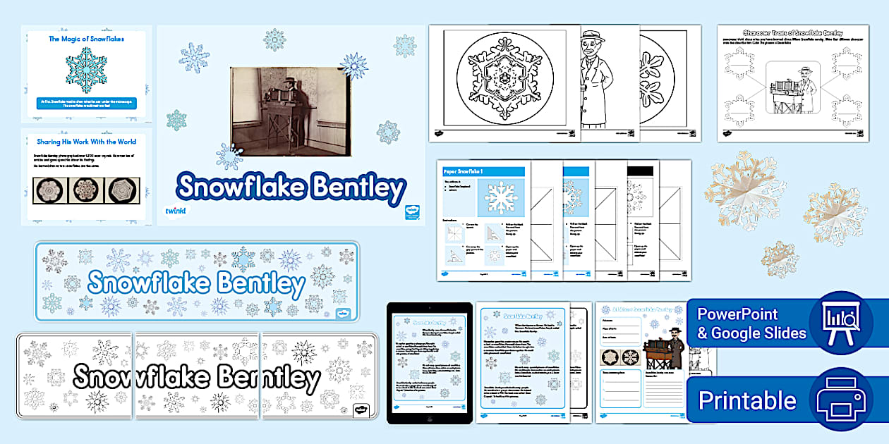 Snowflake Bentley Pack for K-2nd Grade (Teacher-Made)