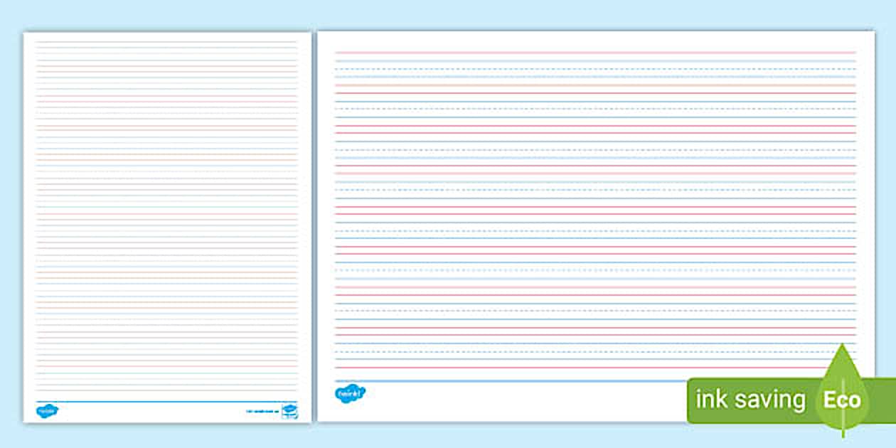 Primary Writing Paper Template | F - 2 Resources | Twinkl