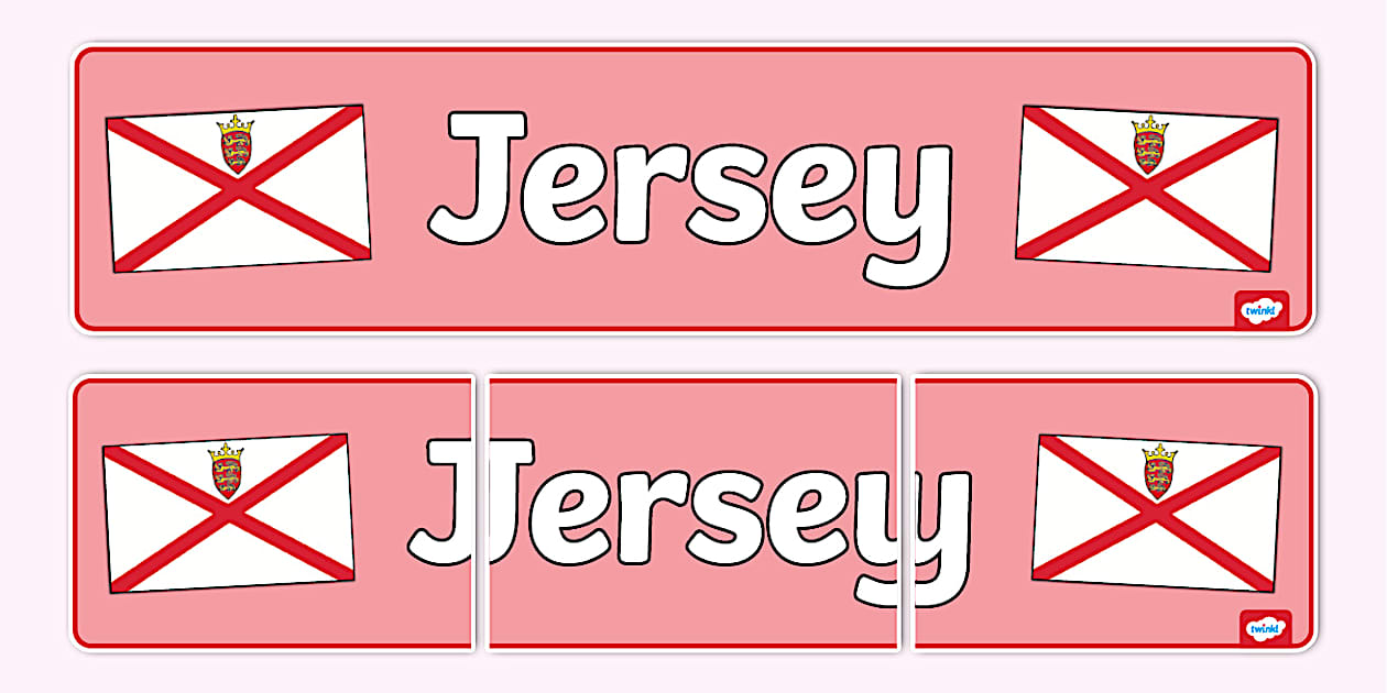 Jersey Display Banner (teacher made) - Twinkl