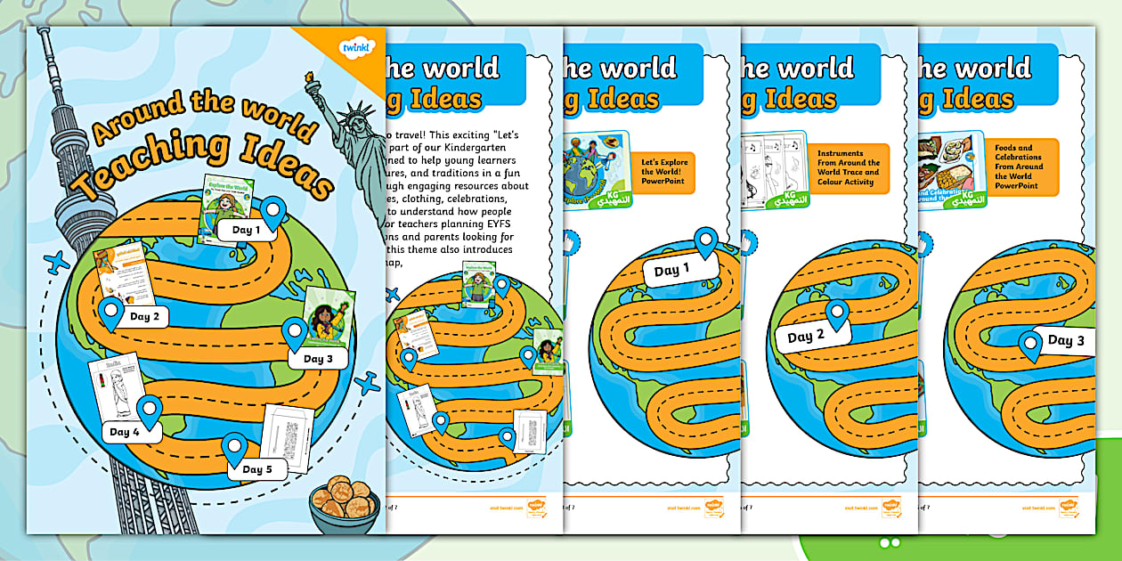 Kindergarten Teaching Ideas | Explore the World Weekly Planner for