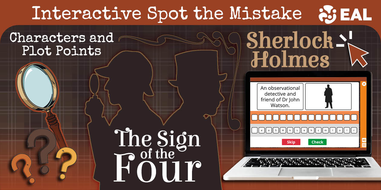 The Sign of the Four Characters and Plot Points Interactive Spot the ...