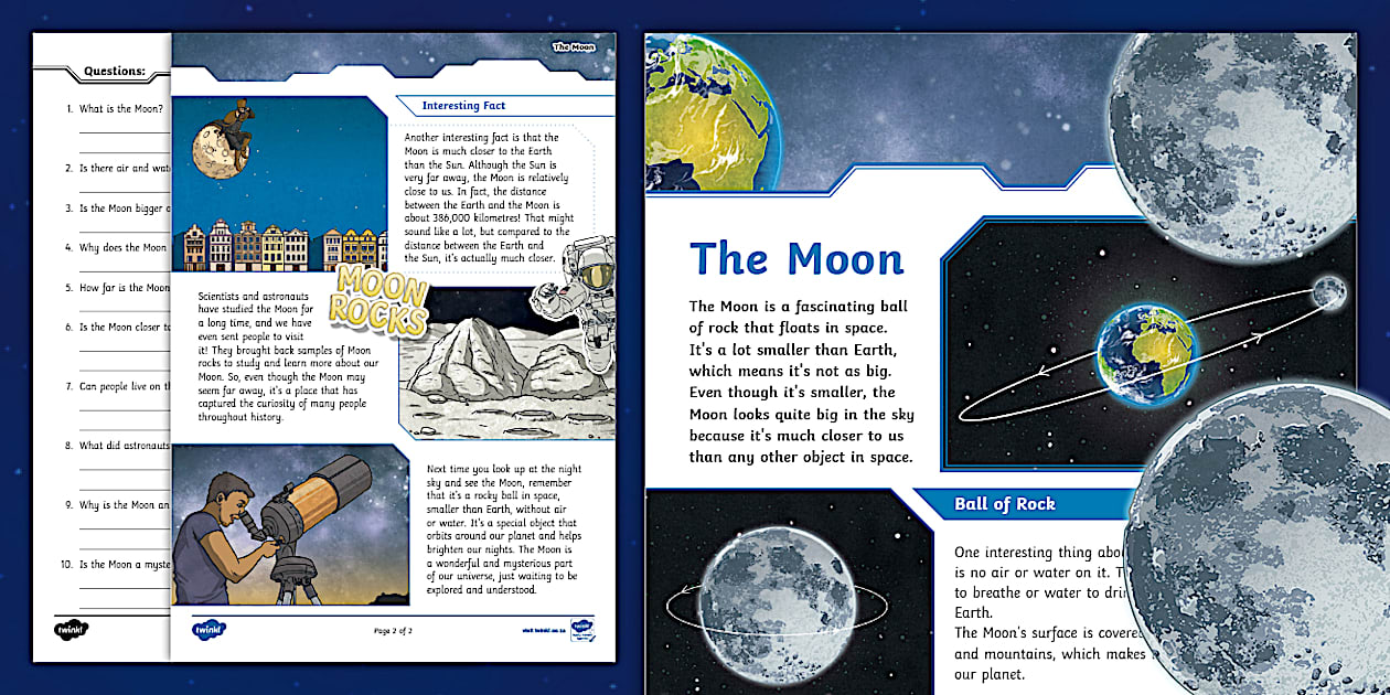 The Moon (teacher made) - Twinkl