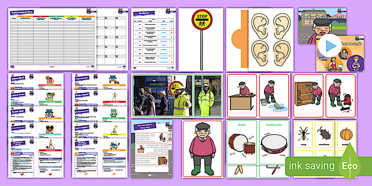 Phonics Level 1 Week 16 - Teachers and School Staff