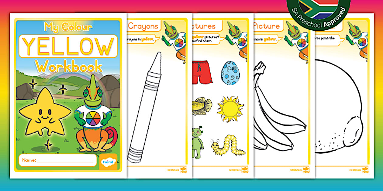 Preschool Numeracy: My Colour Yellow Workbook (teacher made)