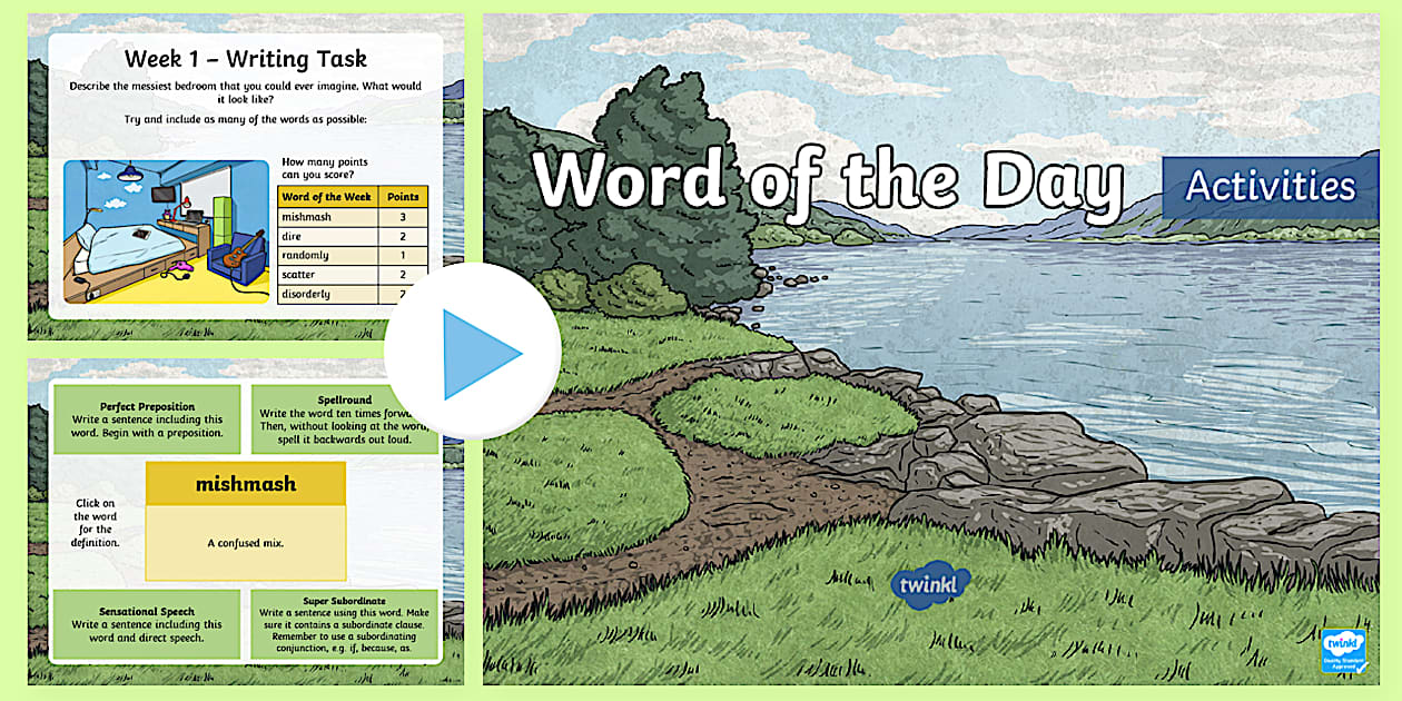 Year 3 Summer 2 Word of the Day PowerPoint (professor feito)