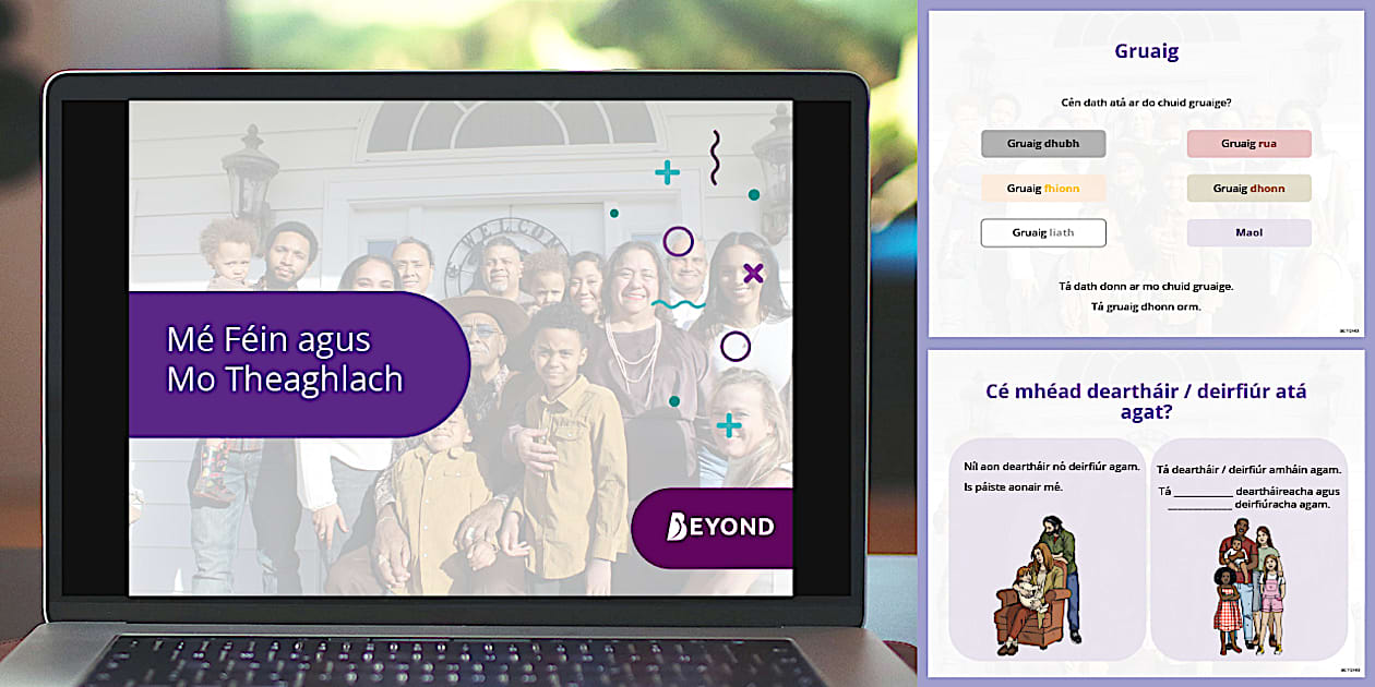 Mé Féin agus Mo Theaghlach - PowerPoint - Twinkl