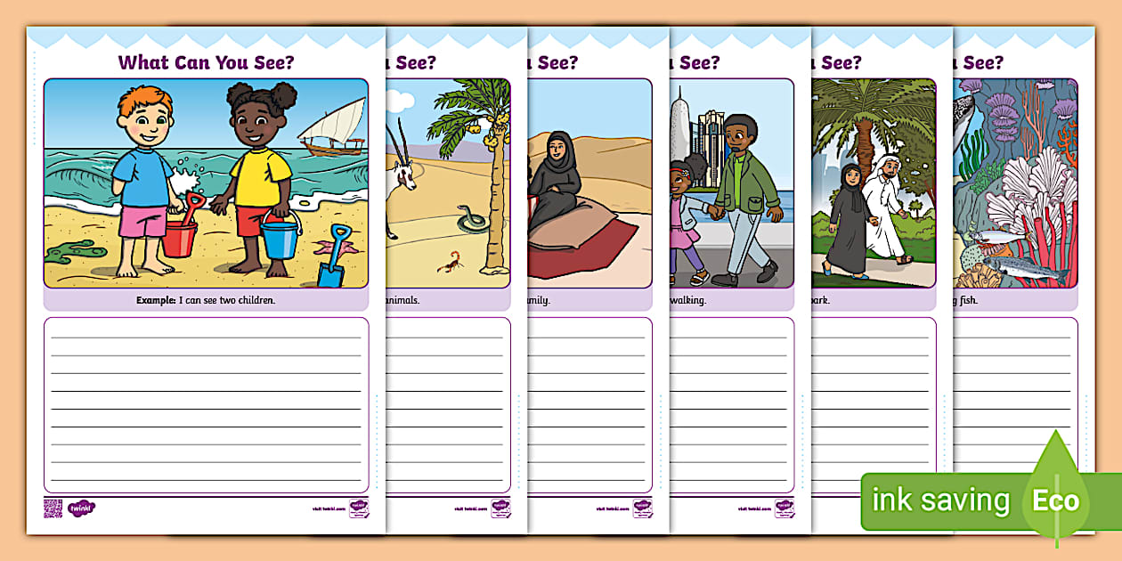 What Do You See? Description Writing (teacher made) - Twinkl