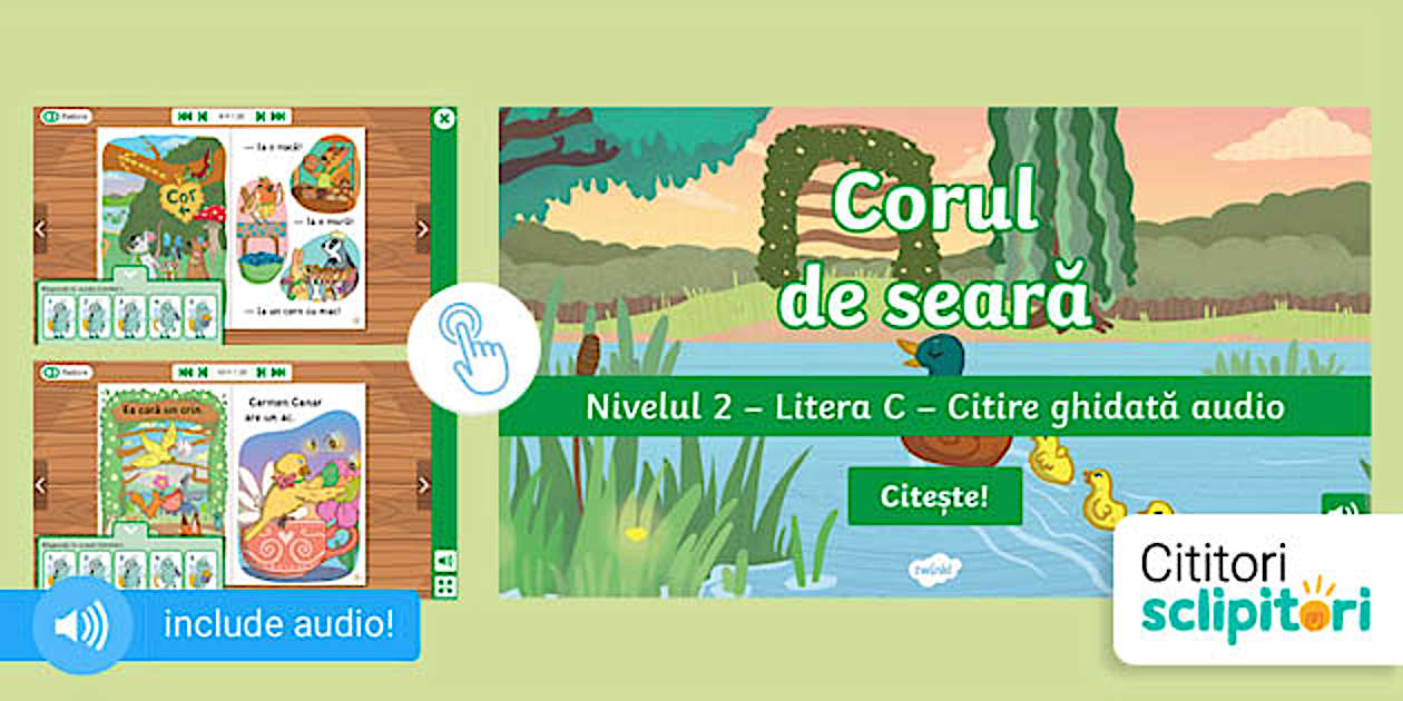 Litera C: Corul de seară – Citire și întrebări audio