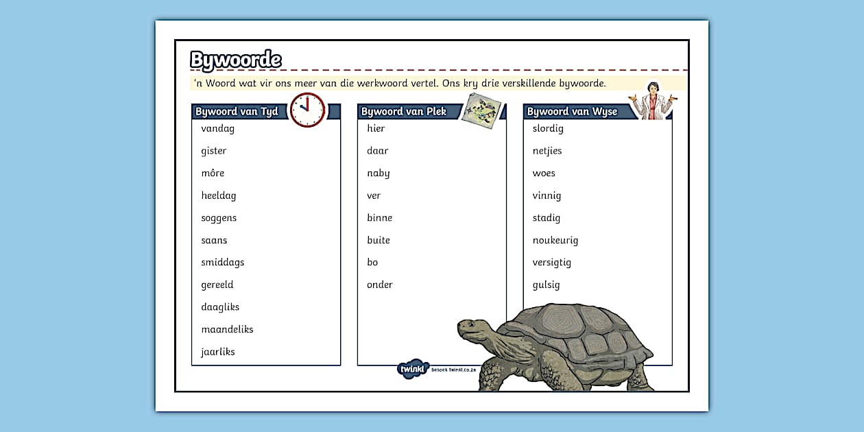 Bywoorde Woordmat (teacher made) - Twinkl