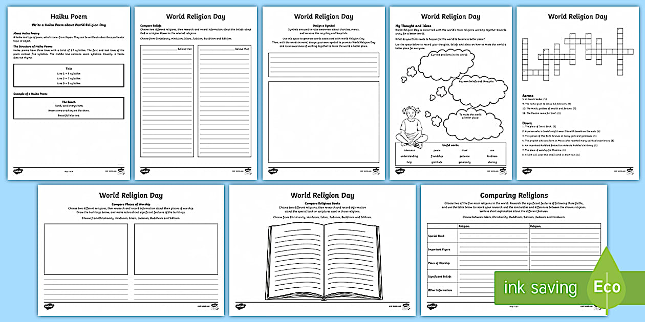World Religion Day activities | Resource pack | Twinkl