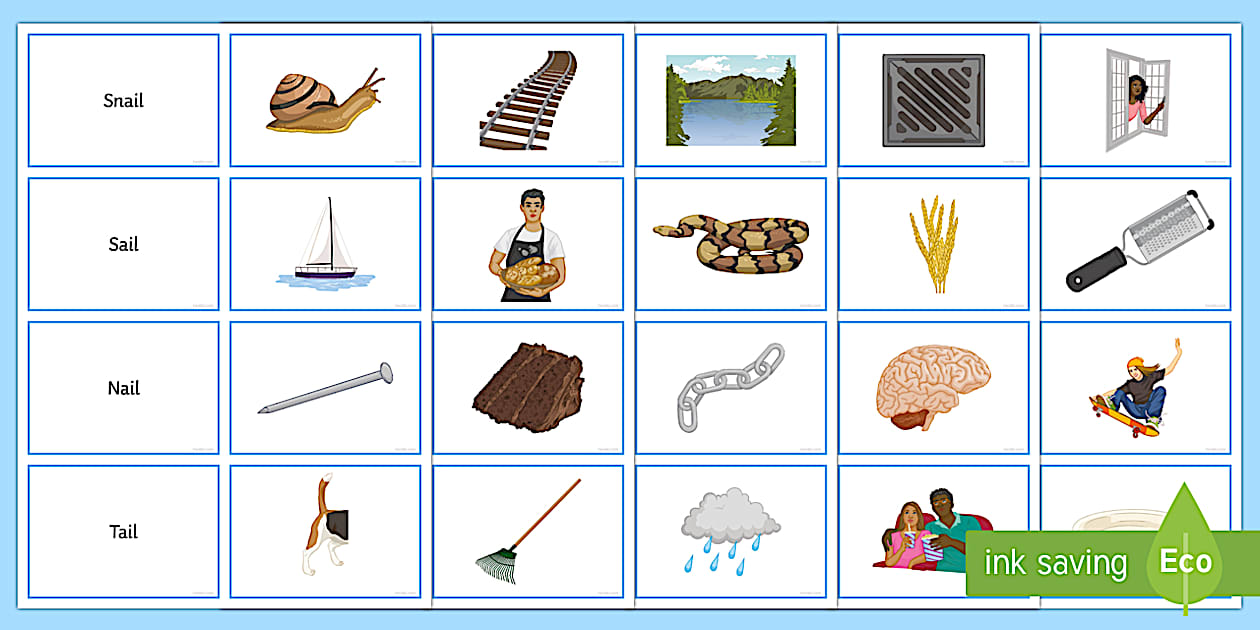 Rhyming Word Matching Cards (teacher made) - Twinkl