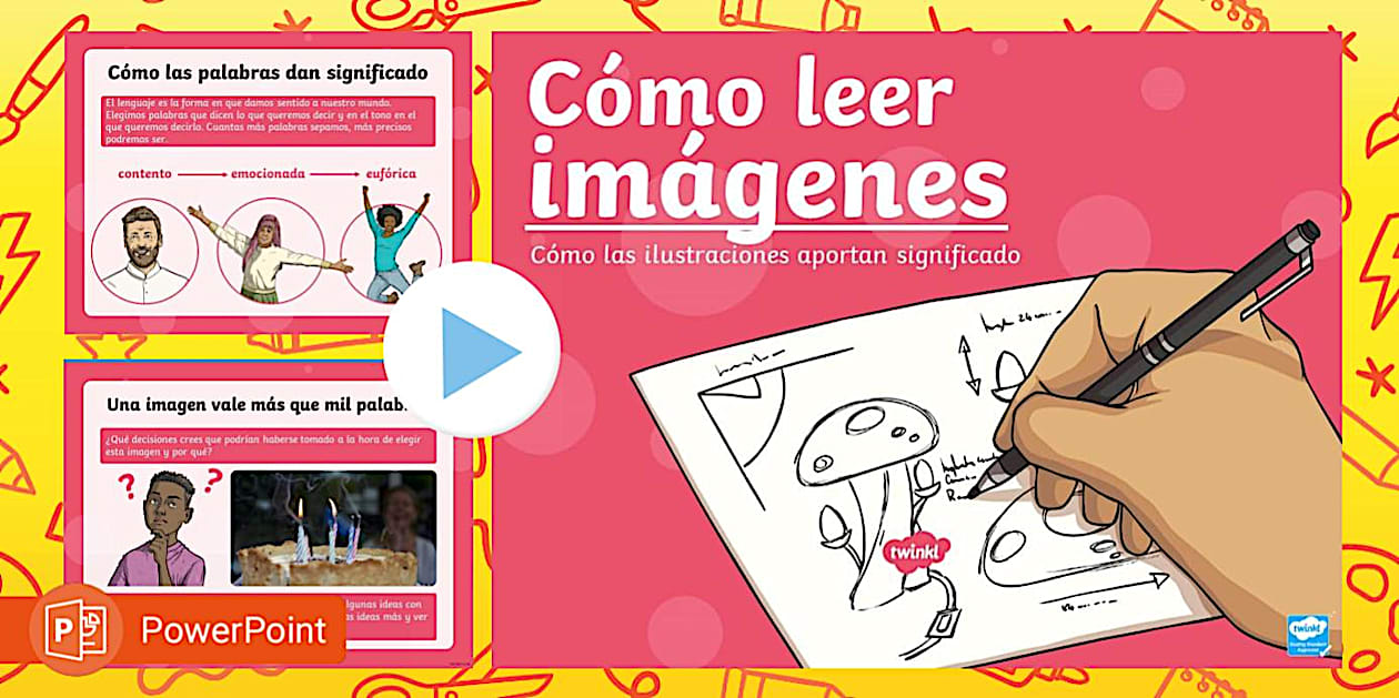 Presentación: Cómo leer imágenes (teacher made) - Twinkl