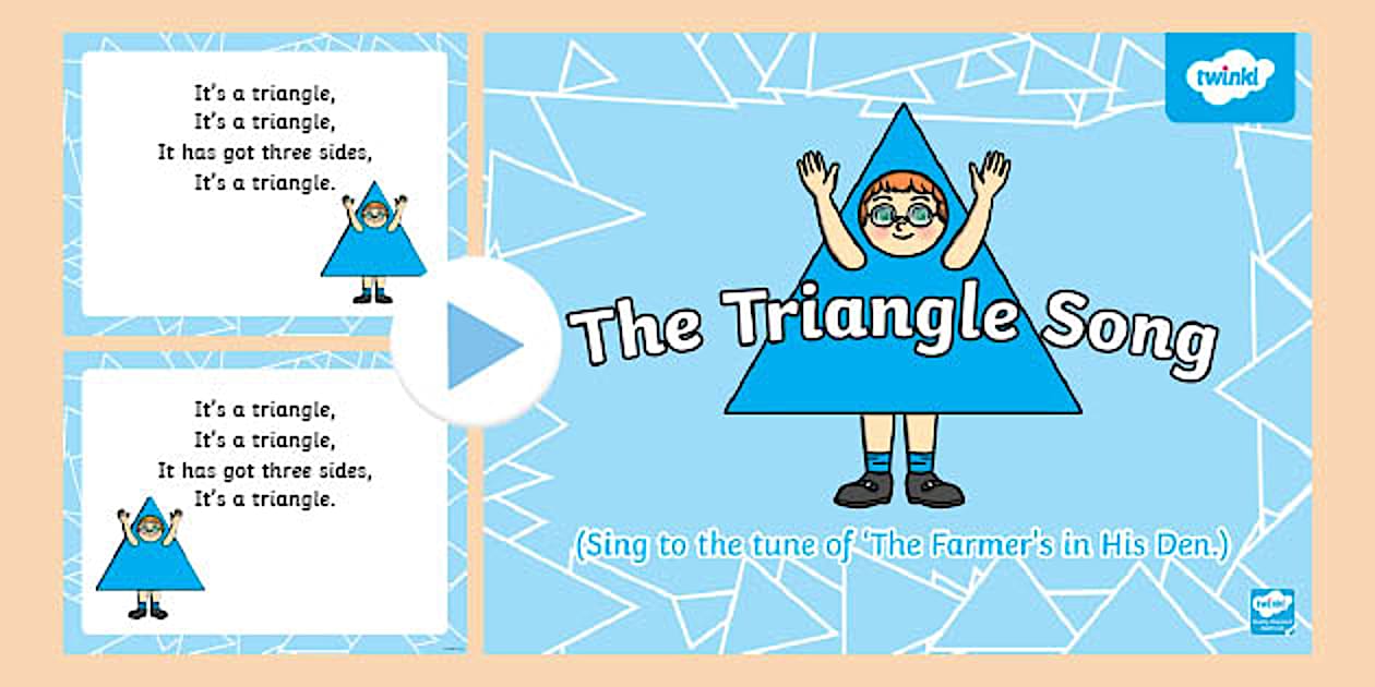 The Triangle Song PowerPoint (Teacher-Made) - Twinkl