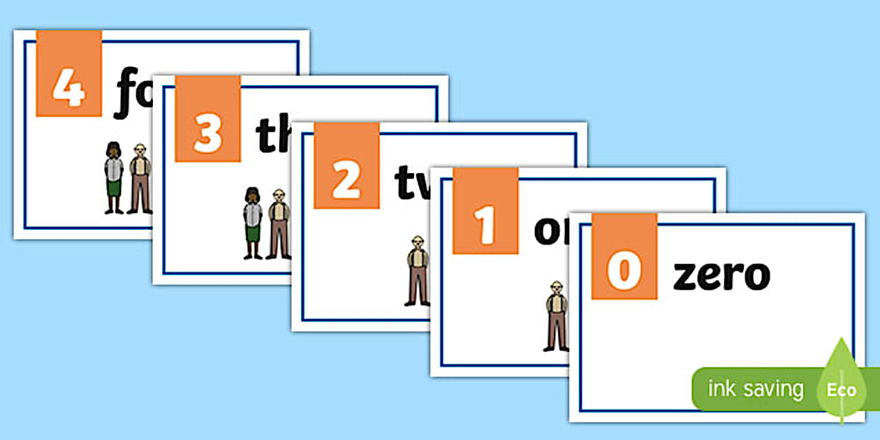 My Family Counting to 10 Display Posters (teacher made)