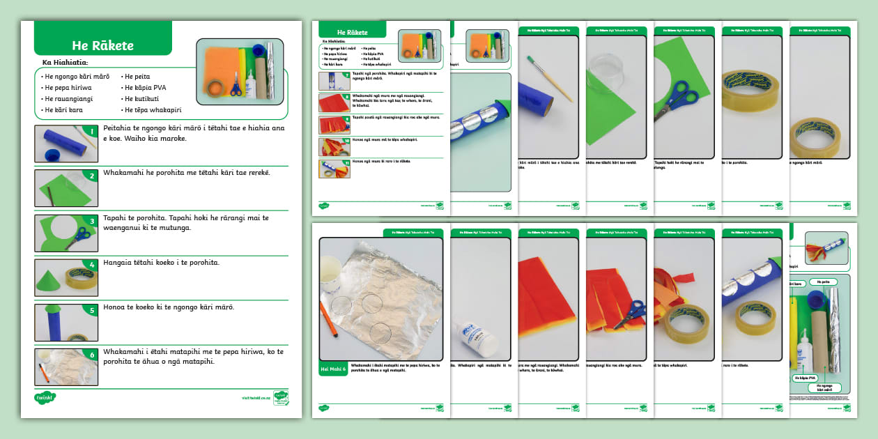 He Rākete - He Mahi Toi (teacher made) - Twinkl