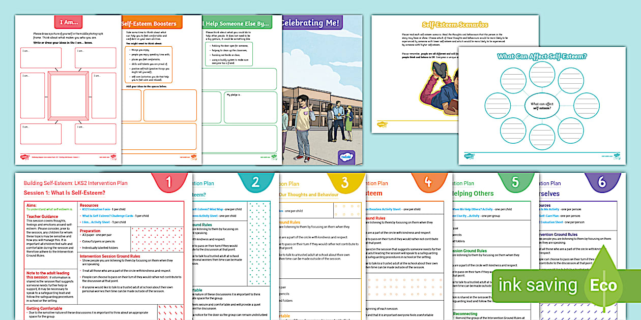 Self-Esteem LKS2 SEMH Intervention Pack (teacher made)