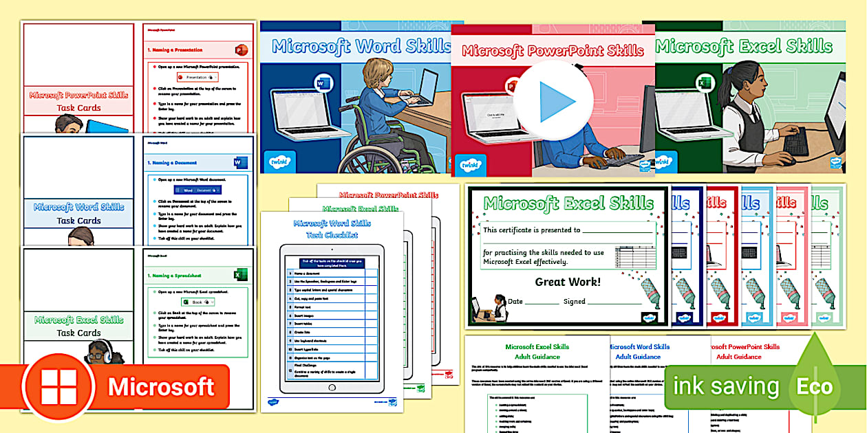 Microsoft Office Skills - Twinkl - KS2 - Twinkl