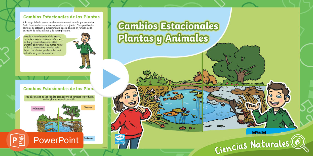 PowerPoint | Cambios Estacionales | Animales | Plantas