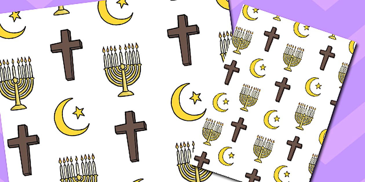 Religion Themed A4 Sheet (teacher made) - Twinkl