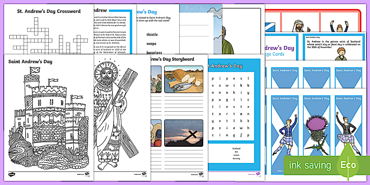 Saint Andrew's Day CfE Second Level Resource Pack - Twinkl