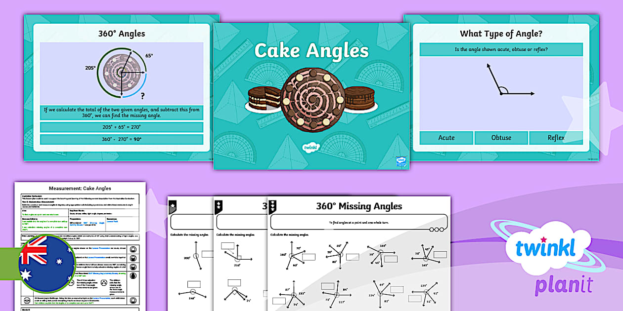 Year 5 Measurement: 360 Degree Angles Lesson (teacher made)