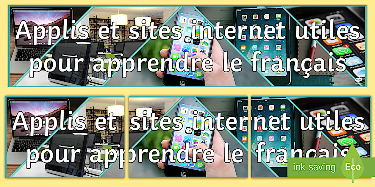Apps for Learning French Display Banner - Twinkl