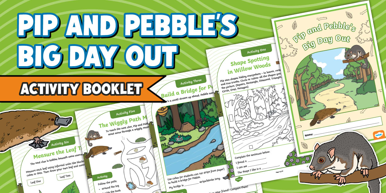 Pip and Pebble's Big Day Out Activity Booklet