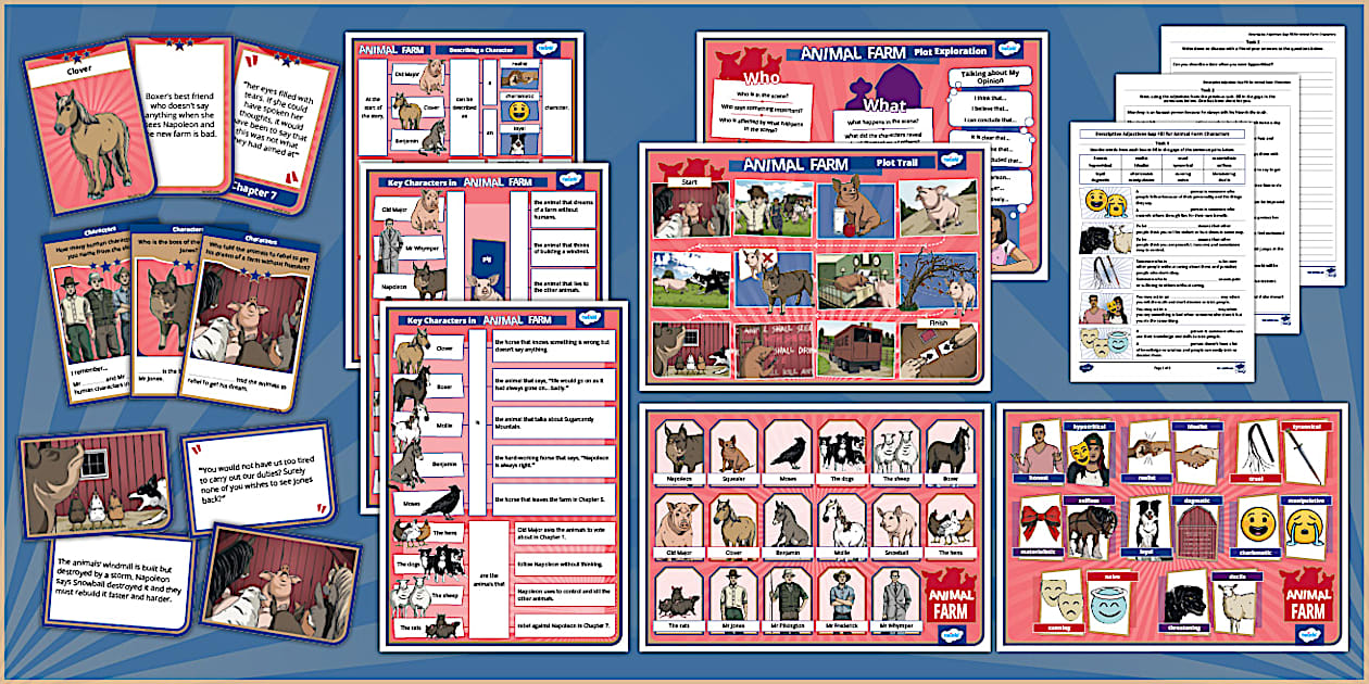 Animal Farm EAL Support Pack for Older Learners - Twinkl