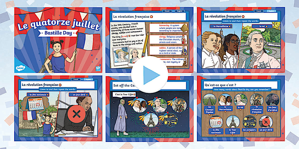 👉 French: Bastille Day Celebrations PowerPoint | Twinkl