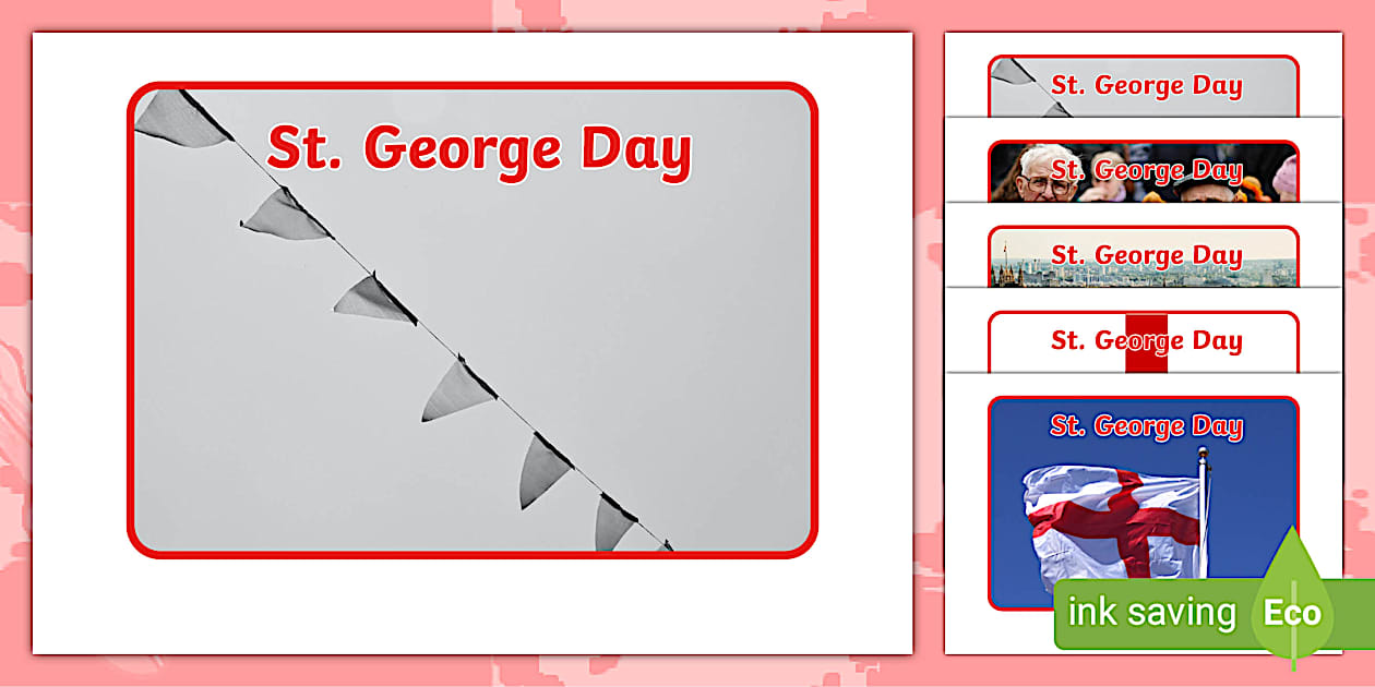 St. George Day Photo Pack (teacher made) - Twinkl
