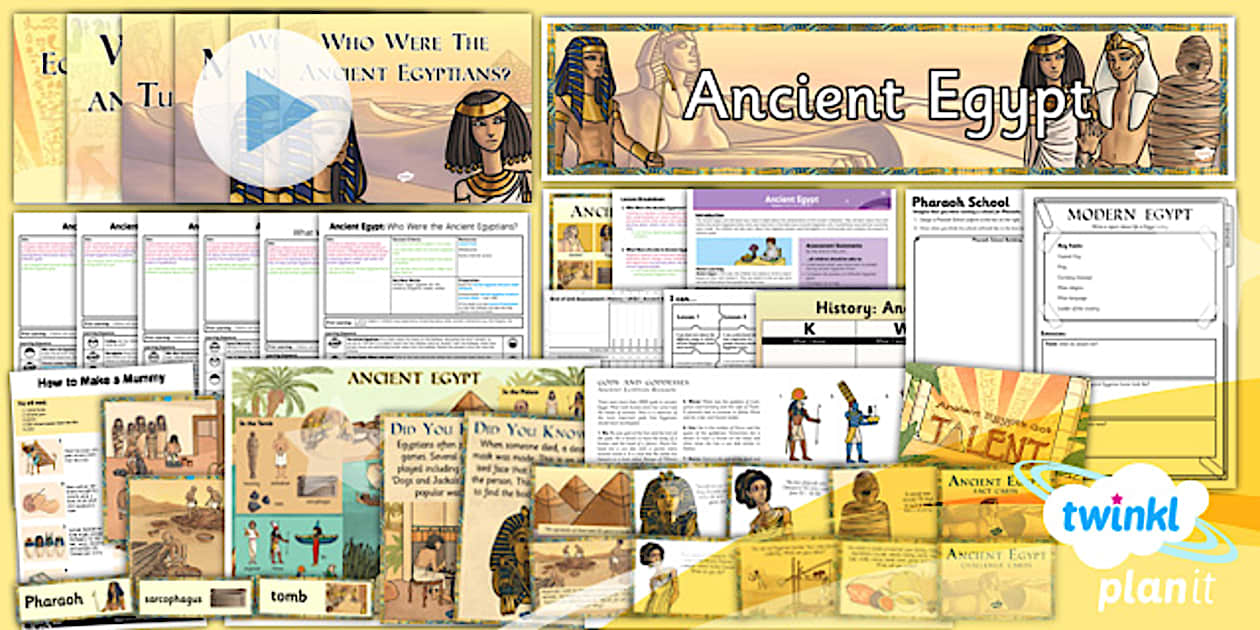 History: Ancient Egypt LKS2 Unit Pack | Egypt History