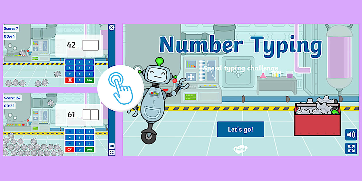 MTC Number Typing Challenge Game (teacher made) - Twinkl MTC Number Typing Challenge Game (teacher made) - Twinkl