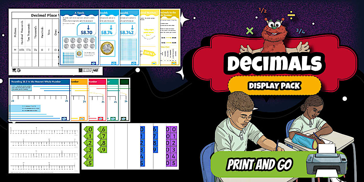 👉 Decimals Display Pack - KS2