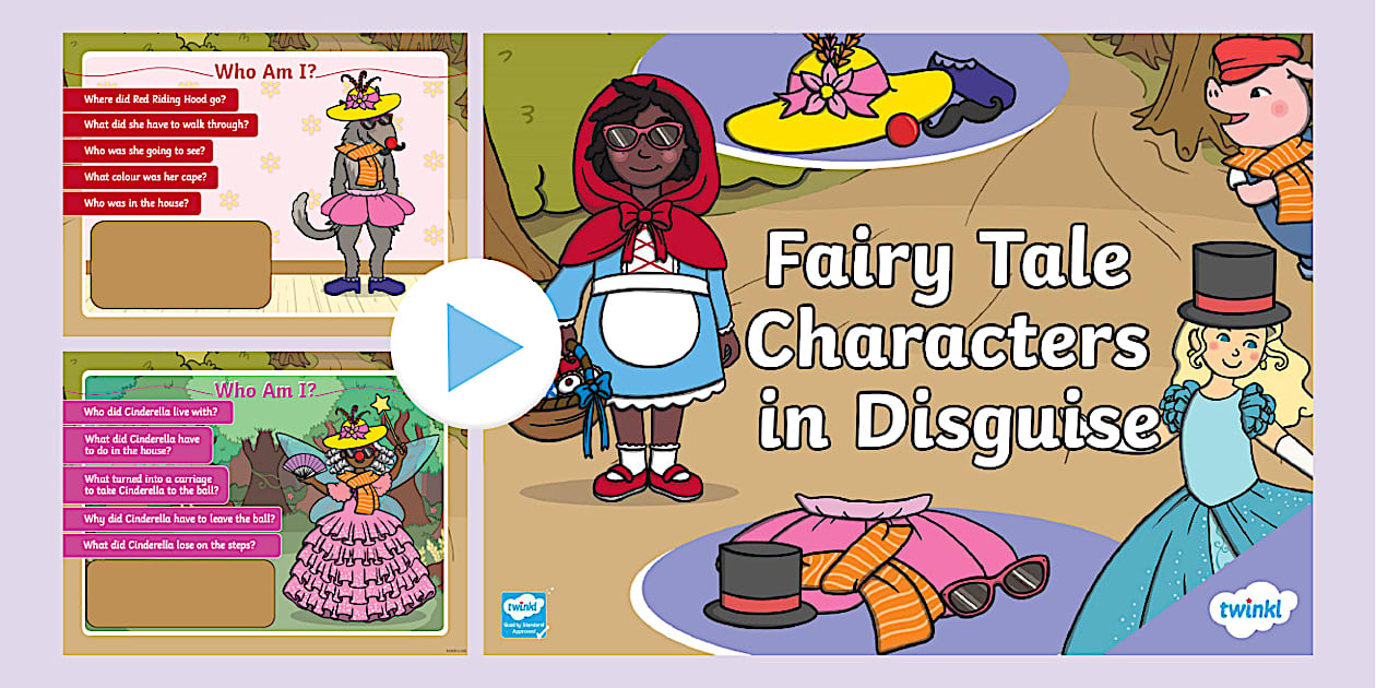 Fairy Tale Character in Disguise Interactive PowerPoint Quiz