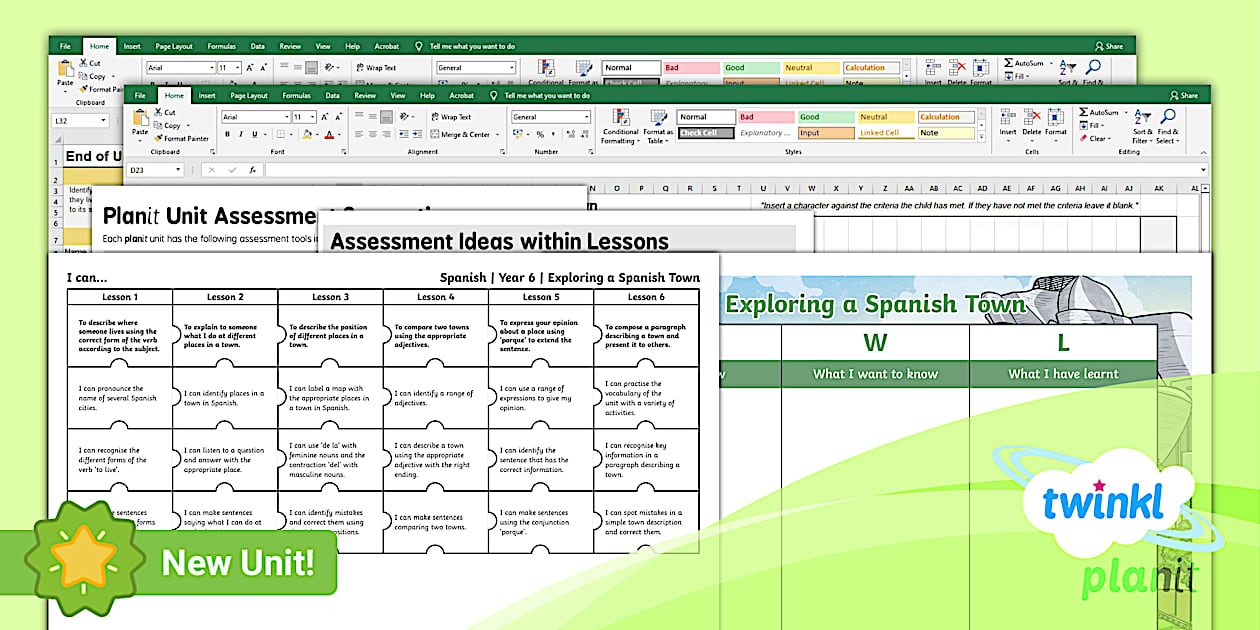 👉 PlanIt Year 6 Spanish Assessment: Exploring a Spanish Town