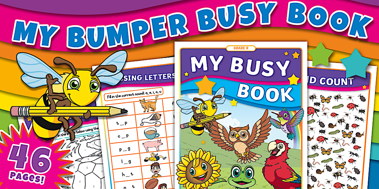 Grade R LS - Booklet: Grade R Busy Book (CAPS Aligned)