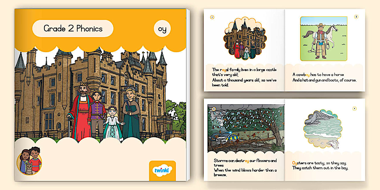 Grade 2 Phonics eBook: oy (teacher made) - Twinkl