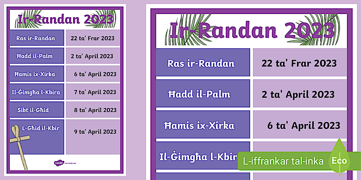 Kartellun: Id-Dati għar-Randan 2023 (professor feito)