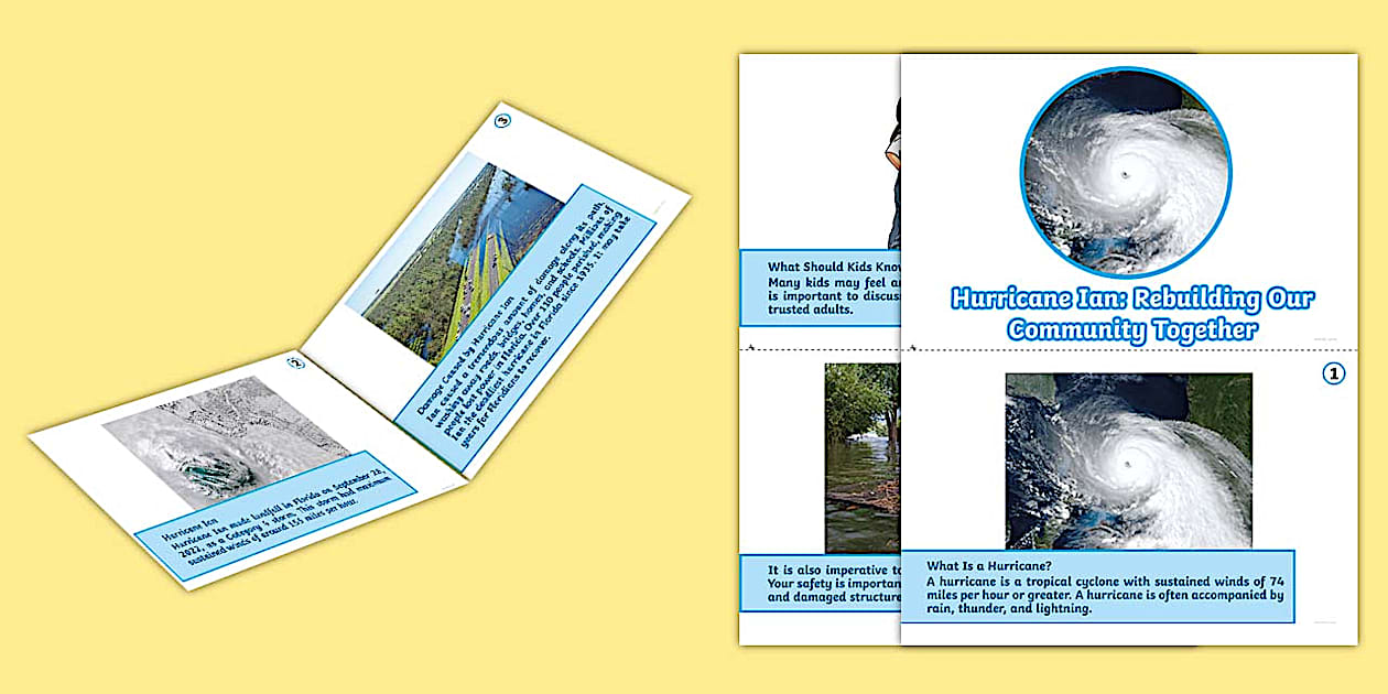 Hurricane Ian: Rebuilding Our Community Together Printable Book