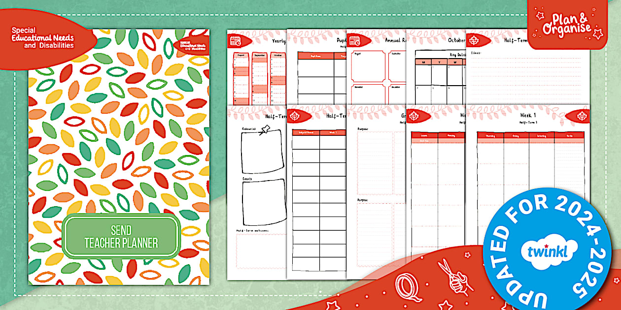SEND Teacher Planner 2024-2025 (teacher made) - Twinkl