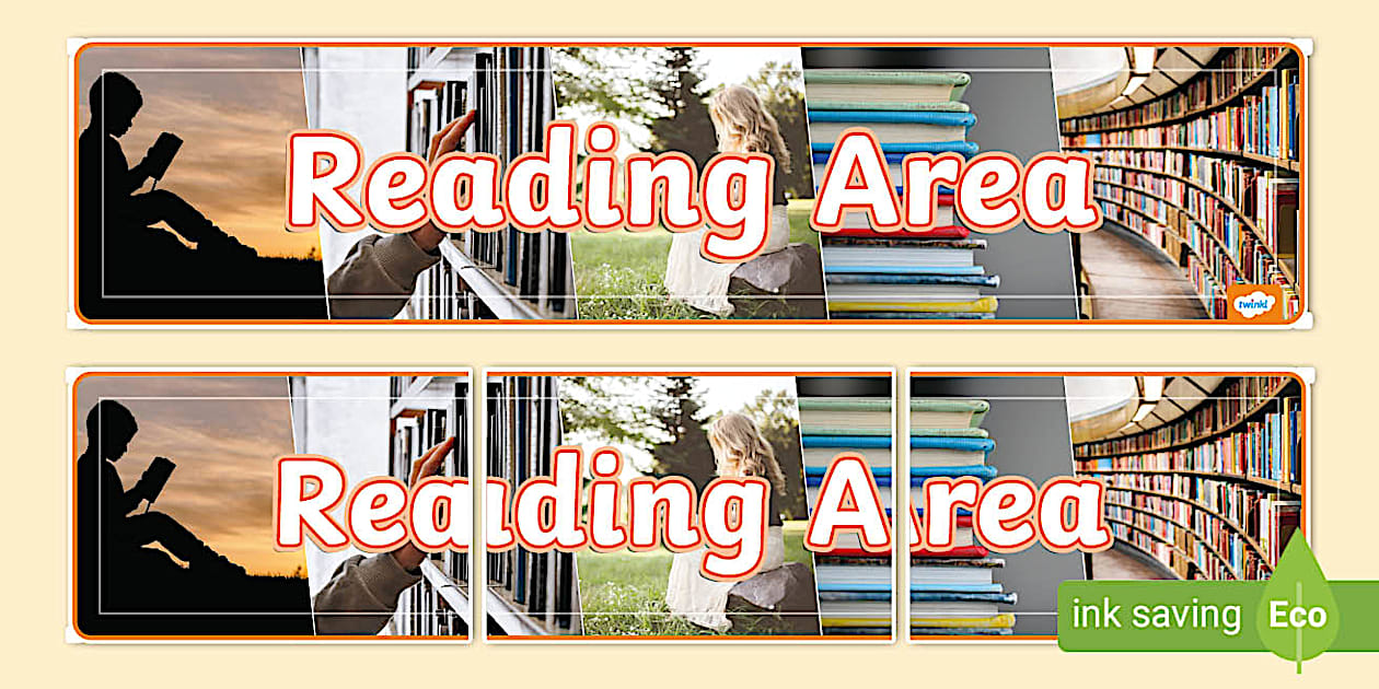 Reading Area Photo Display Banner (teacher made) - Twinkl