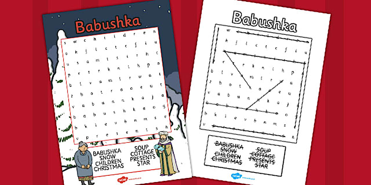 Babushka Wordsearch (teacher made) - Twinkl