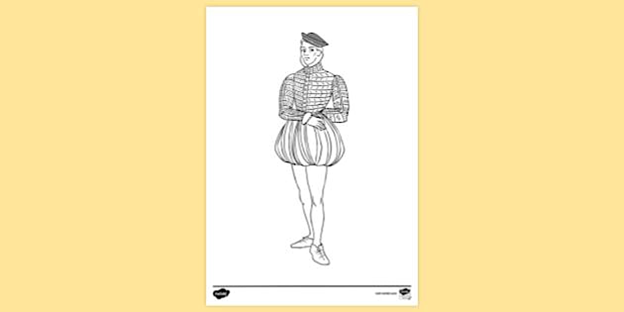 Lord Henry Darnley Colouring Sheet | Colouring Sheets