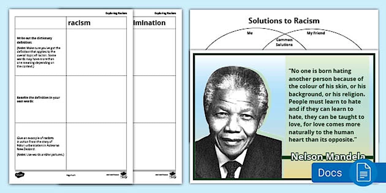 Māori Urbanisation - Exploring Racism Activity - Twinkl