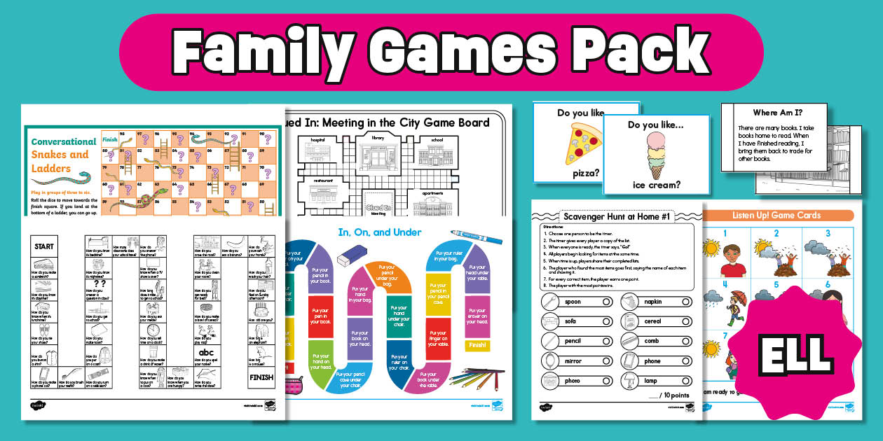 Family Games Bundle for ELL