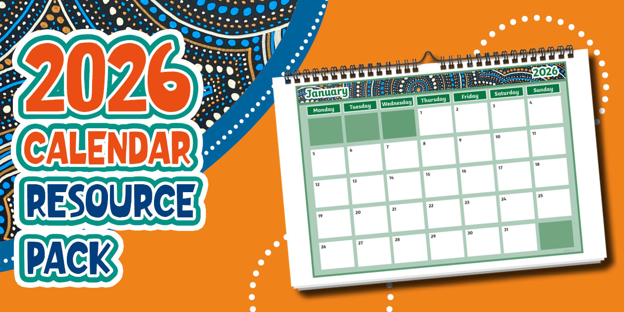 2026 Teacher Calendar Pack